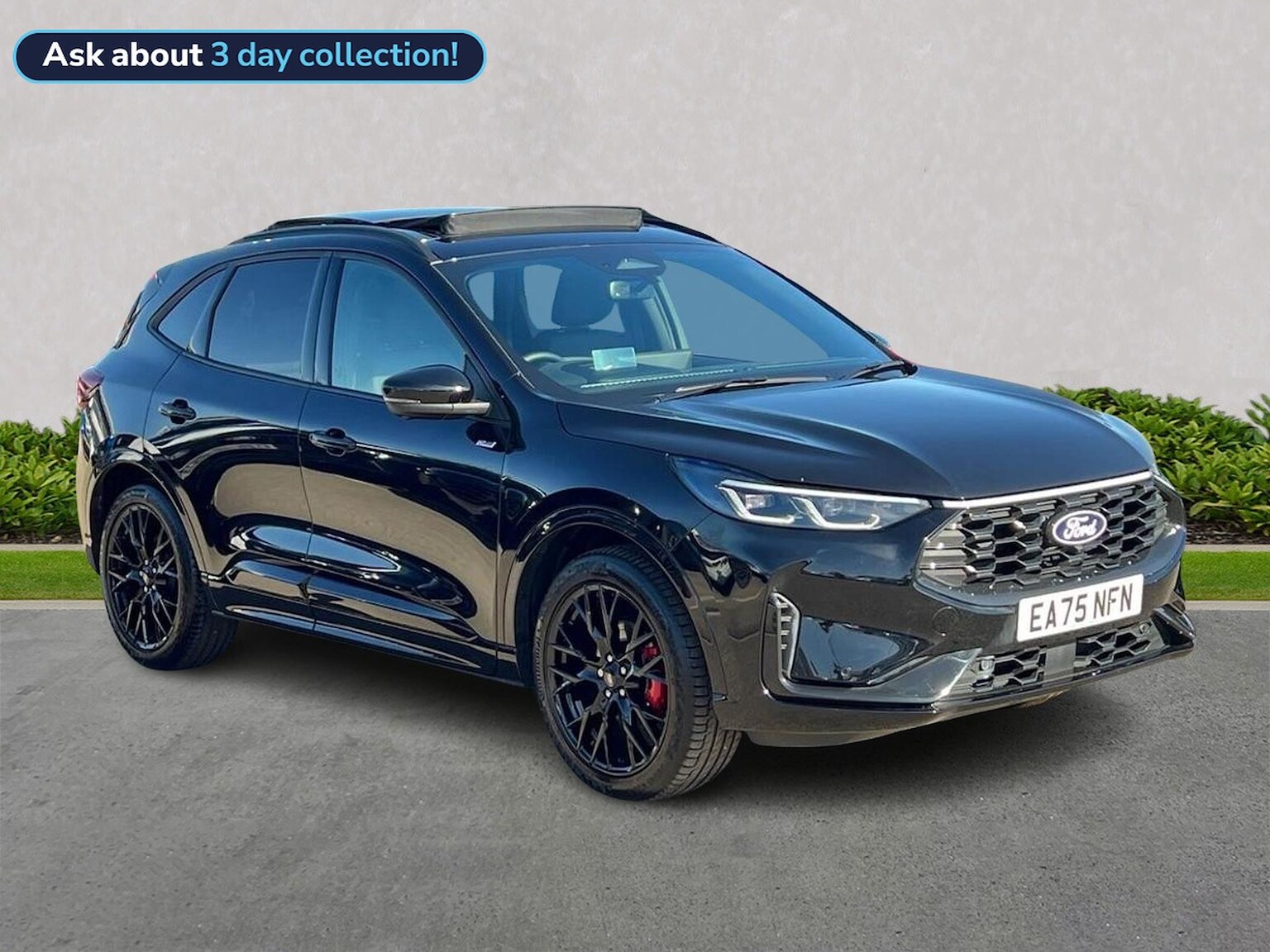 Nearly New FORD KUGA 2.5H Duratec St-Line X Black Package Suv 5Dr ...