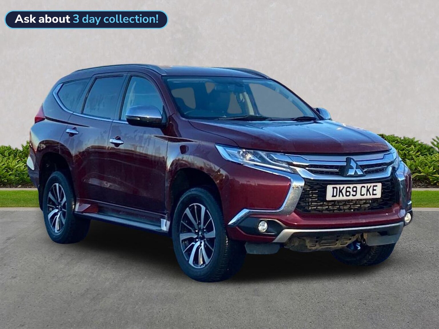 Used MITSUBISHI SHOGUN SPORT 2.4 Di-Dc 3 5Dr Auto 4Wd 2019 | Lookers Car Hub